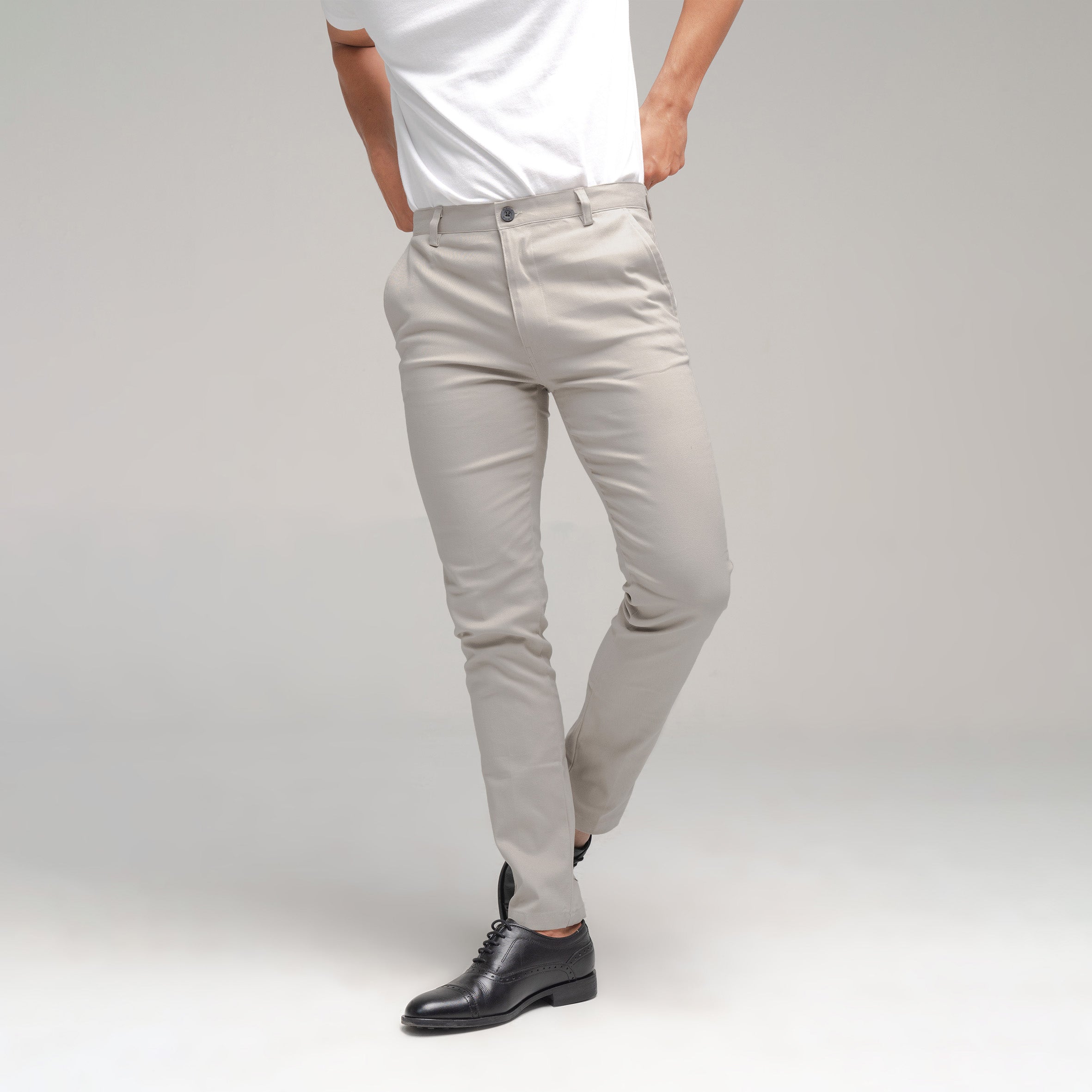 Rex (Stretch) Long Chino Cream – orcaessential